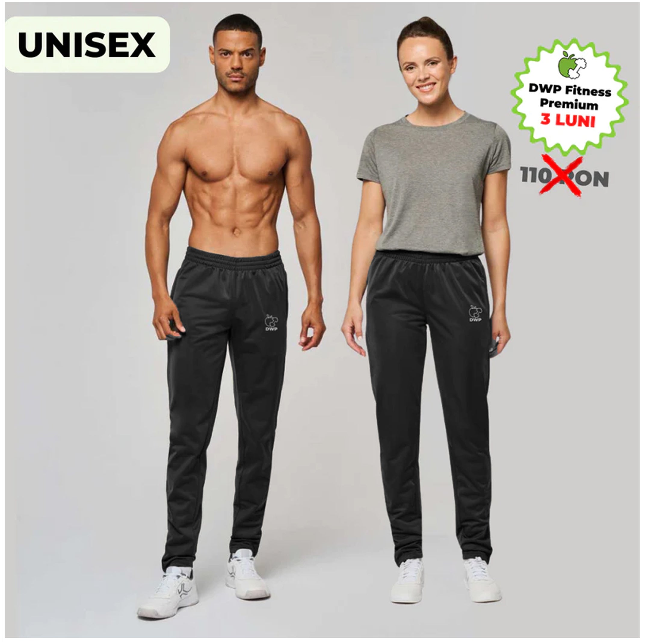 Pantaloni Trening Performance Metallic DWP Fitness - Unisex