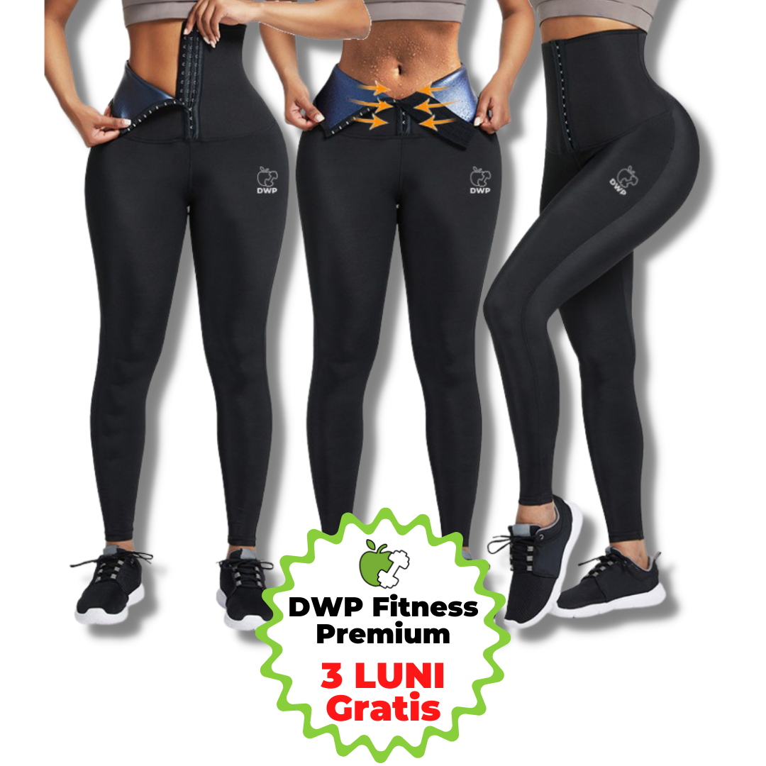Colanți Corset Termic DWP ORIGINALI - Centură Termică pentru tonifiere ...